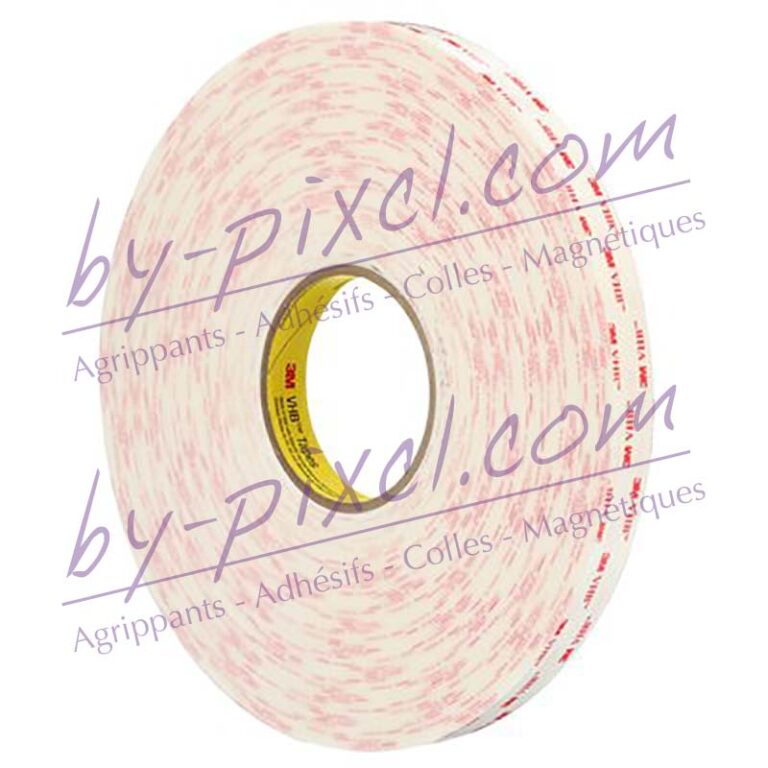 Adhésif double face 3M VHB 4952 P - 19mm x 33m x 1,1mm - carton de 4 ...