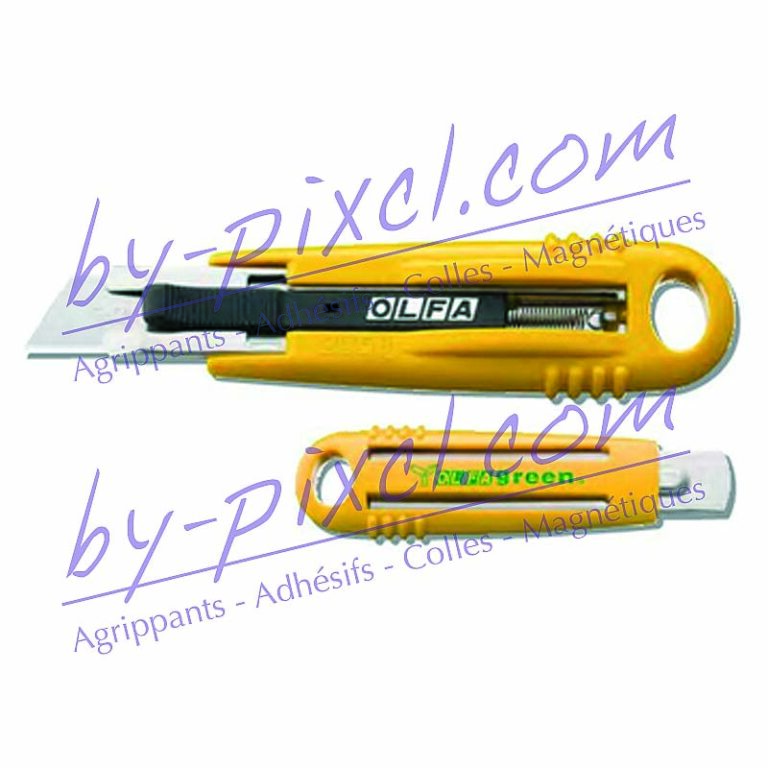 Cutter sécurité Olfa 17,5 mm SK-4 Green - by-pixcl