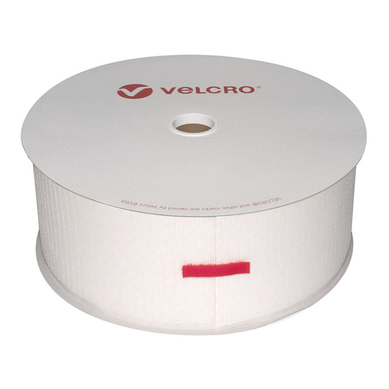 Auto-agrippant adhésif de marque VELCRO® PS14 - Blanc - 100mm x 25m ...